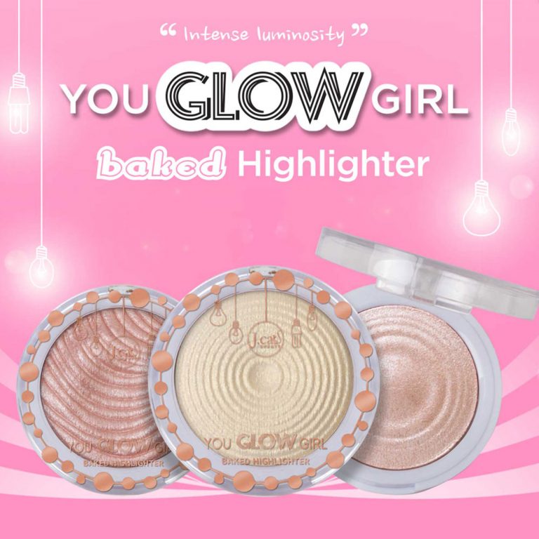 J Cat You Glow Girl Baked Highlighter - Fernanda's Beauty & Spa Supplies